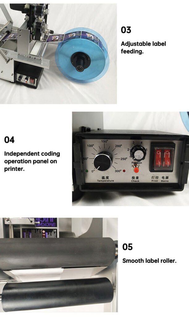MT50 Manual Round Bottle Labeling Machine - Aquila Industry
